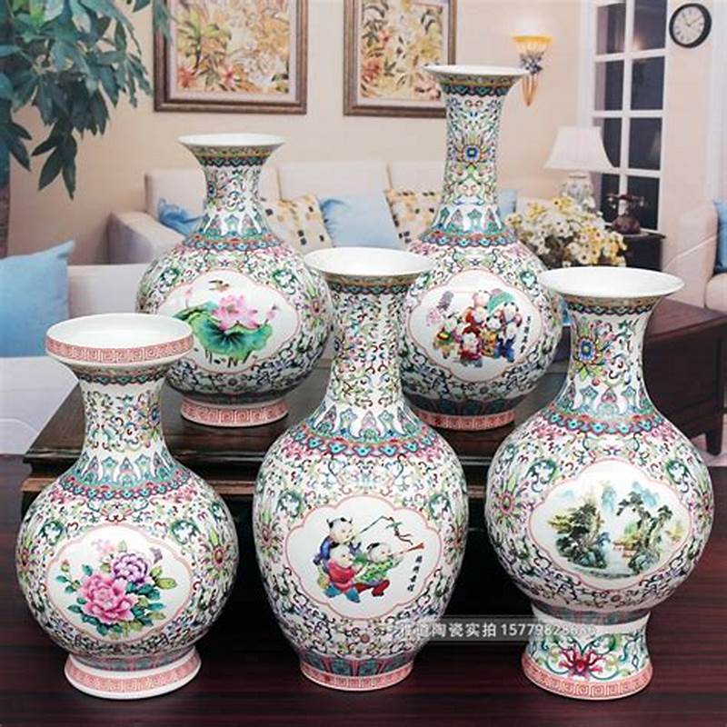 Vasos Chineses para Decoração - Casa Pré-Fabricada