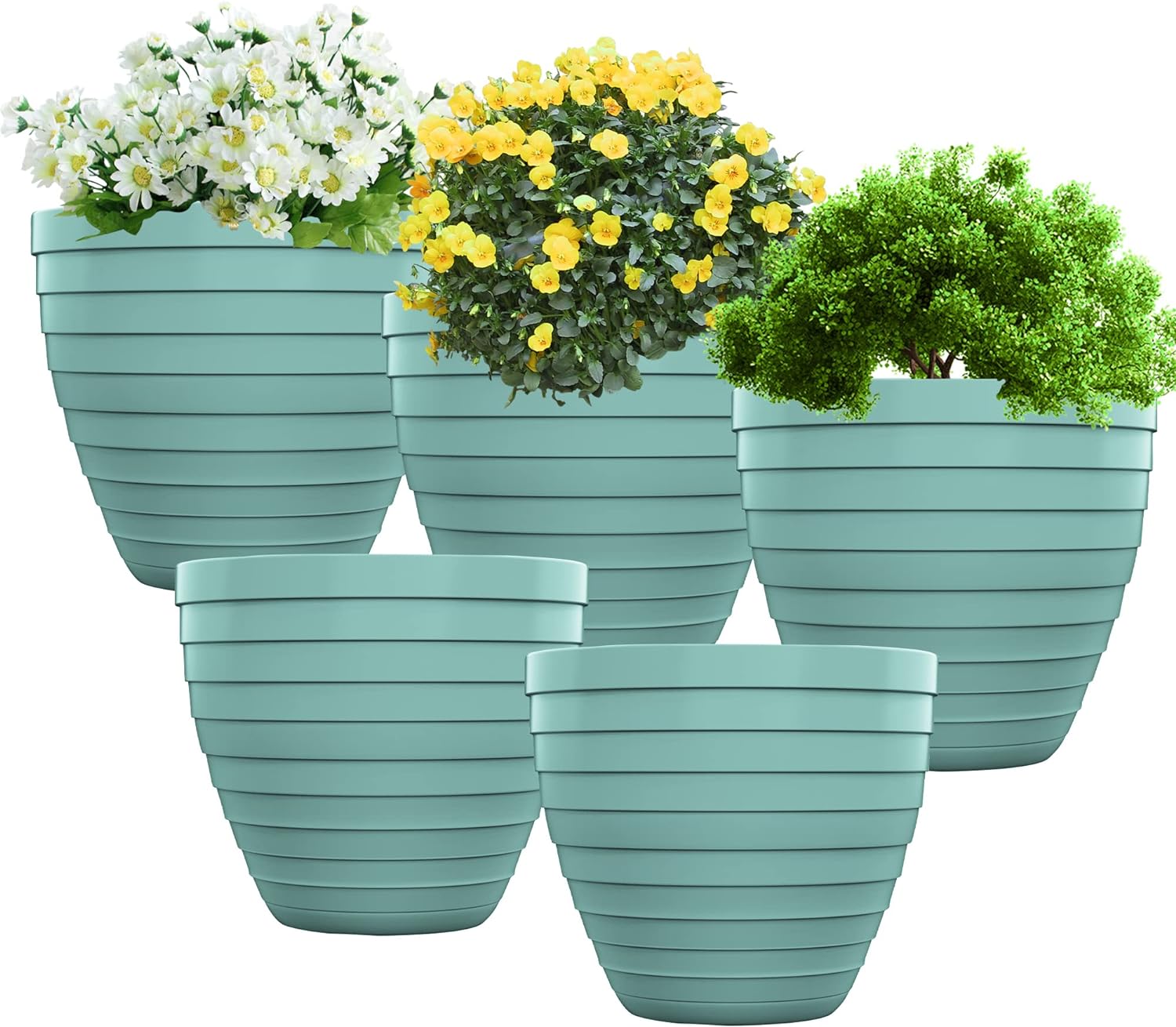 Vasos decorativos com Conchas do Mar - Casa Pré-Fabricada