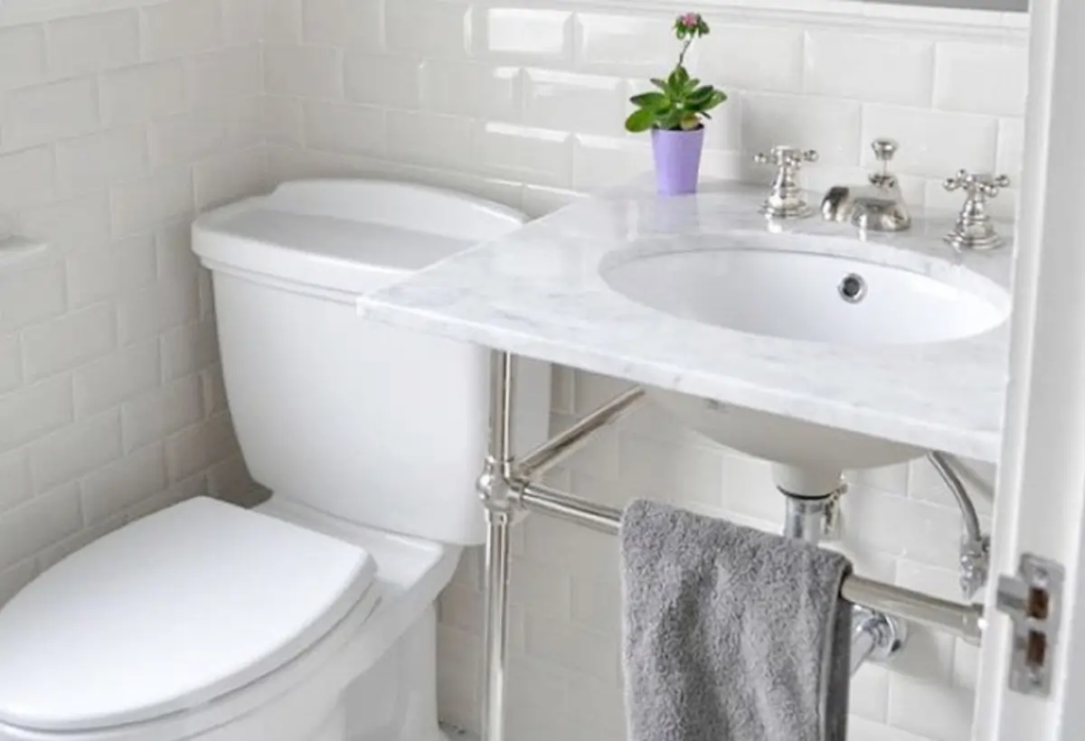 Lavabo Pequeno: Funcionalidade e Beleza - Casa Pré-Fabricada